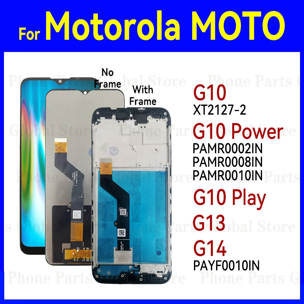 Écran LCD pour Motorola Moto G10 XT2127-2 G10 Play G10 Power PAMR0002IN ...