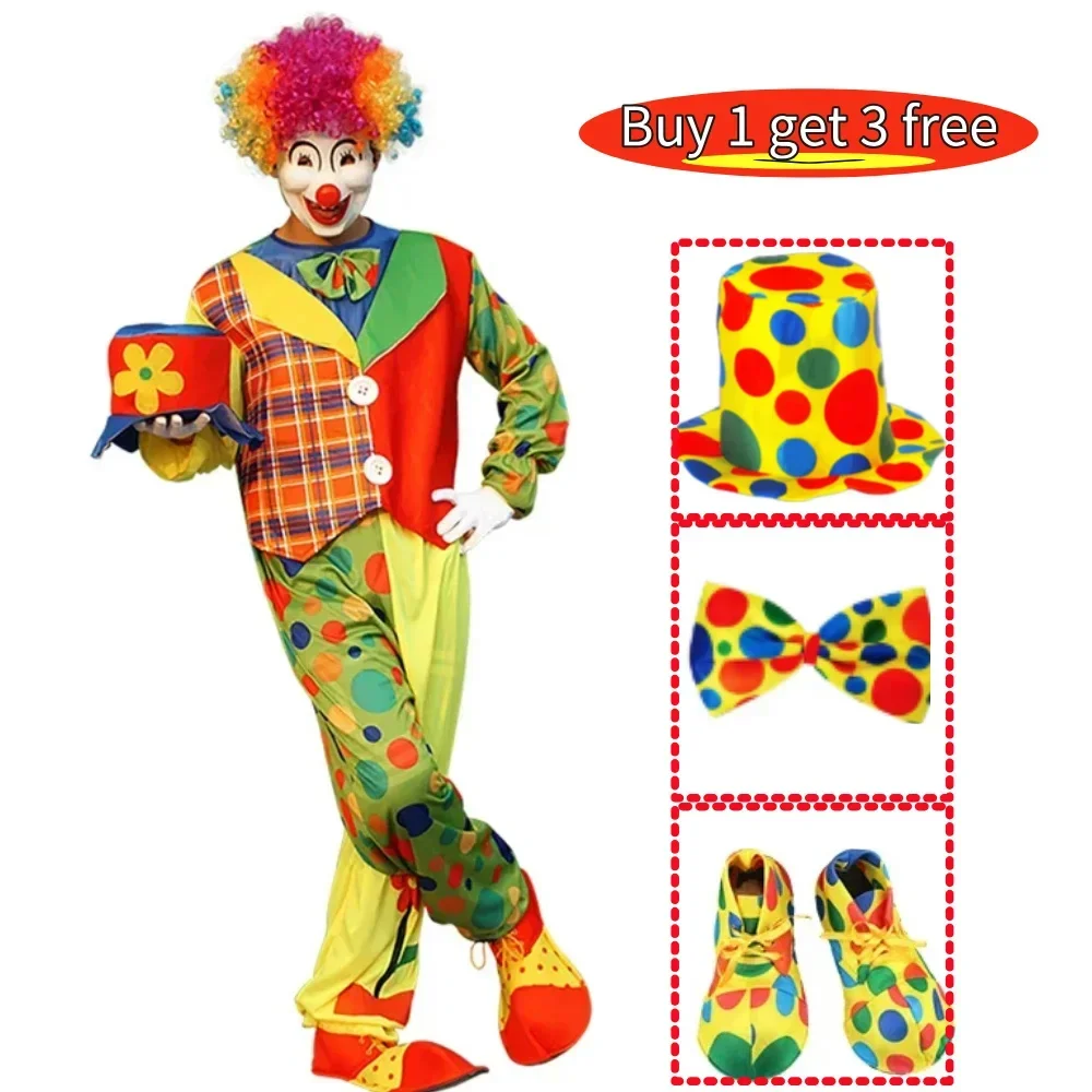 Adult-Jumpsuit-Circus-Clown-Cosplay-Costume-Stage-Performance-Suit ...