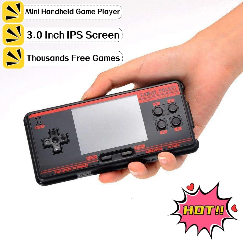 FC3000-V2-Classic-Retro-Handheld-Game-Console-16GB-5000-Games-3-0-Inch ...