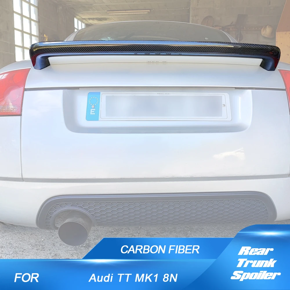 Carbon-Fiber-Rear-Trunk-Spoiler-for-Audi-TT-TT-Quattro-Mk1-Type-8N-1998 ...