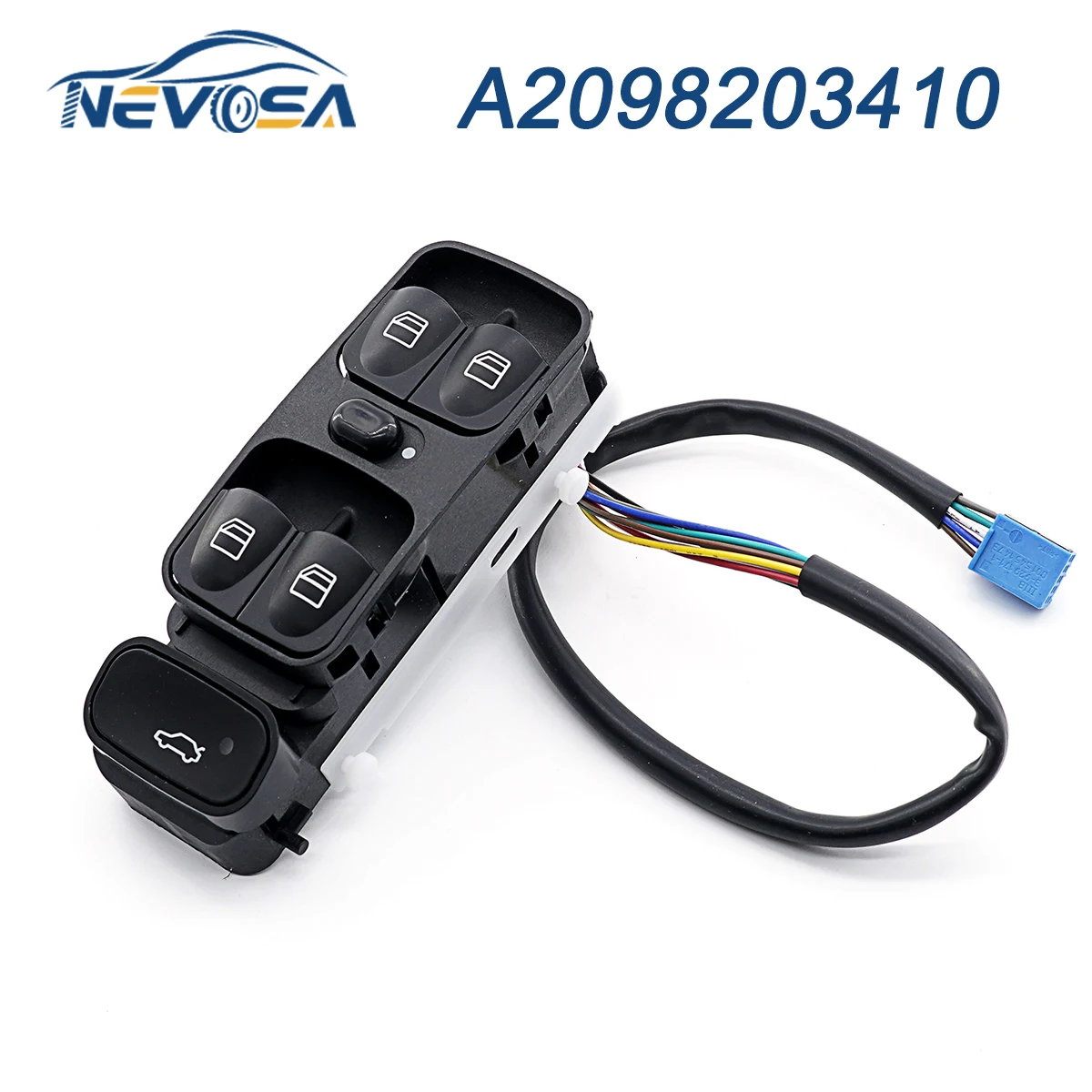 NEVOSA-A2098203410-Power-Control-Window-Switch-For-MERCEDES-C-CLASS ...