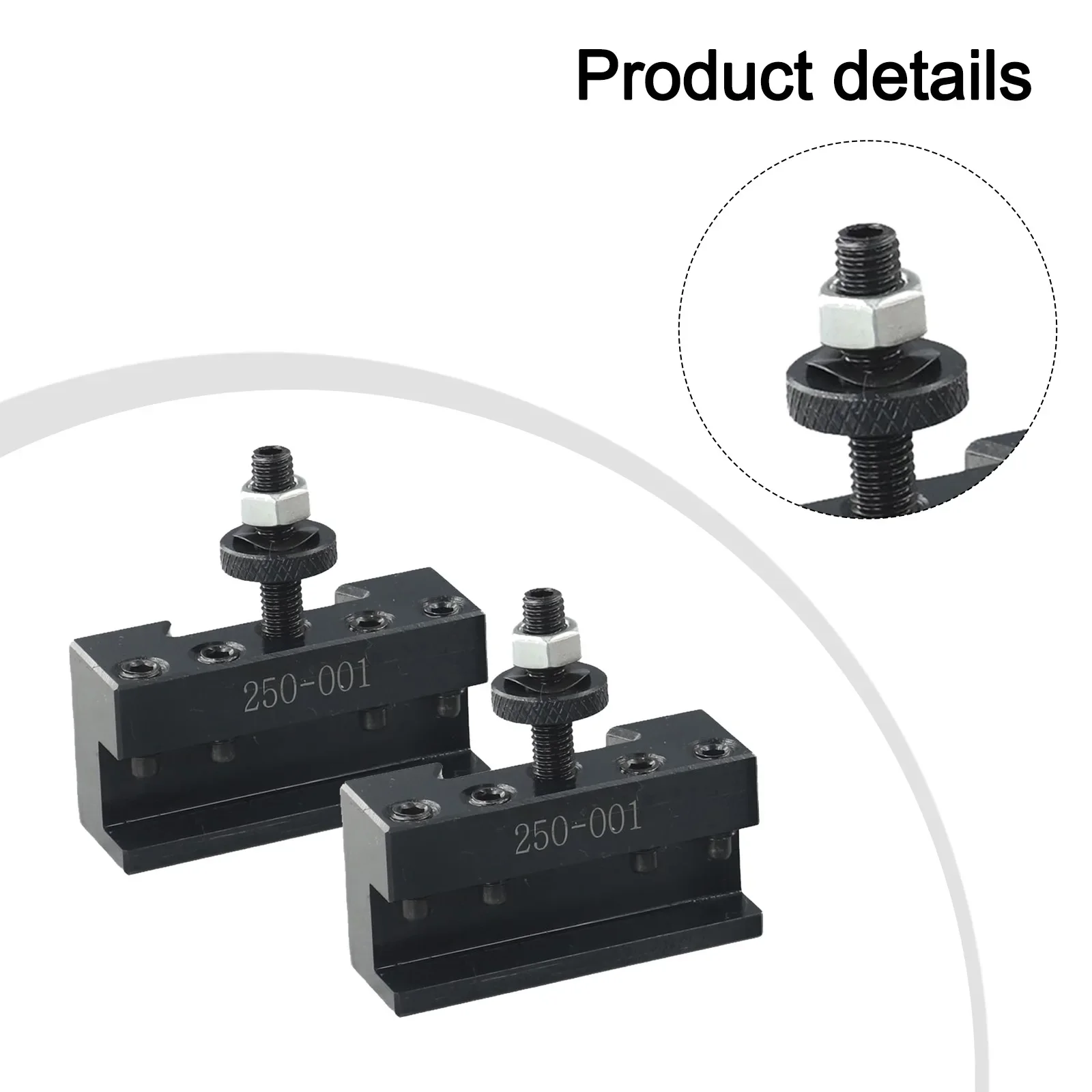 2x-Quick-Change-Tools-Wedge-Type-Post-Tool-Holder-250-001-250-002-Lathe ...