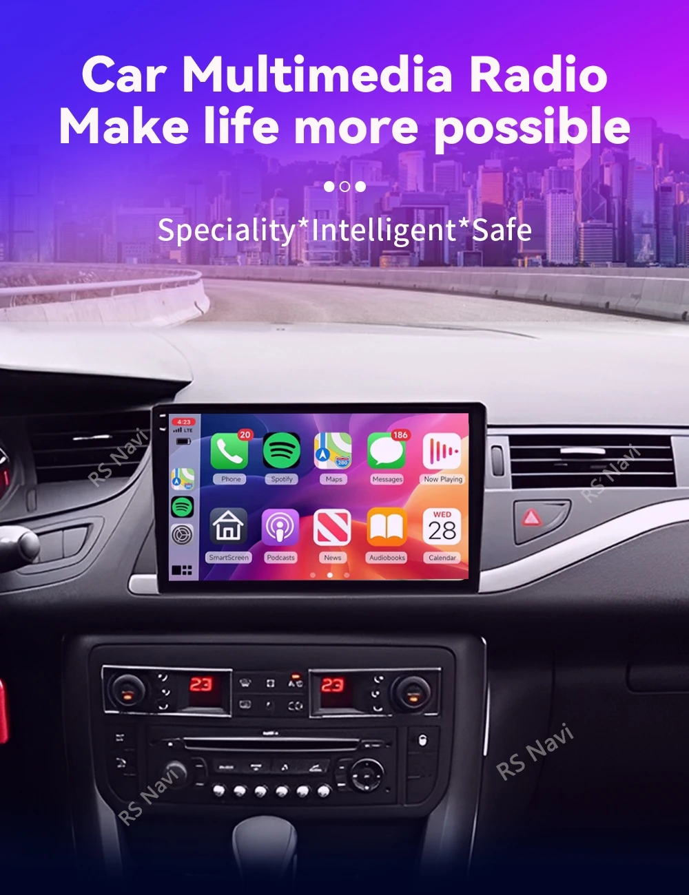 Android 15 Carplay автомобильное радио мультимедиа для Citroen C5 2008 ...