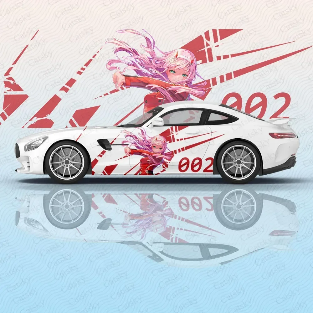 Zero-dois-anime-decalque-de-carro-flor-vinil-adesivos-de-carro-suv ...