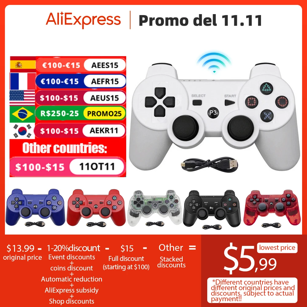 Mando-inal-mbrico-Bluetooth-para-Sony-PS3-mando-a-distancia-para ...