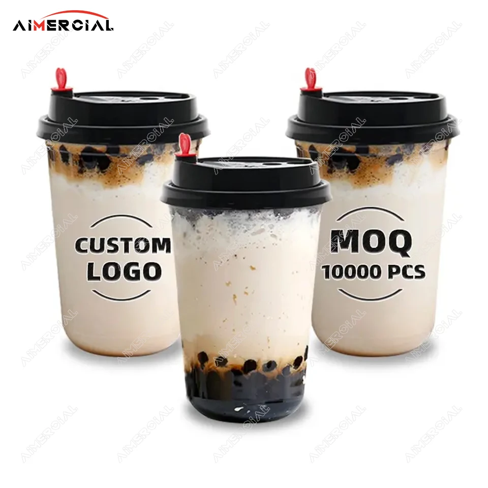 Vasos Boba personalizados de plástico desechables, C400-C1, 10000 ML ...