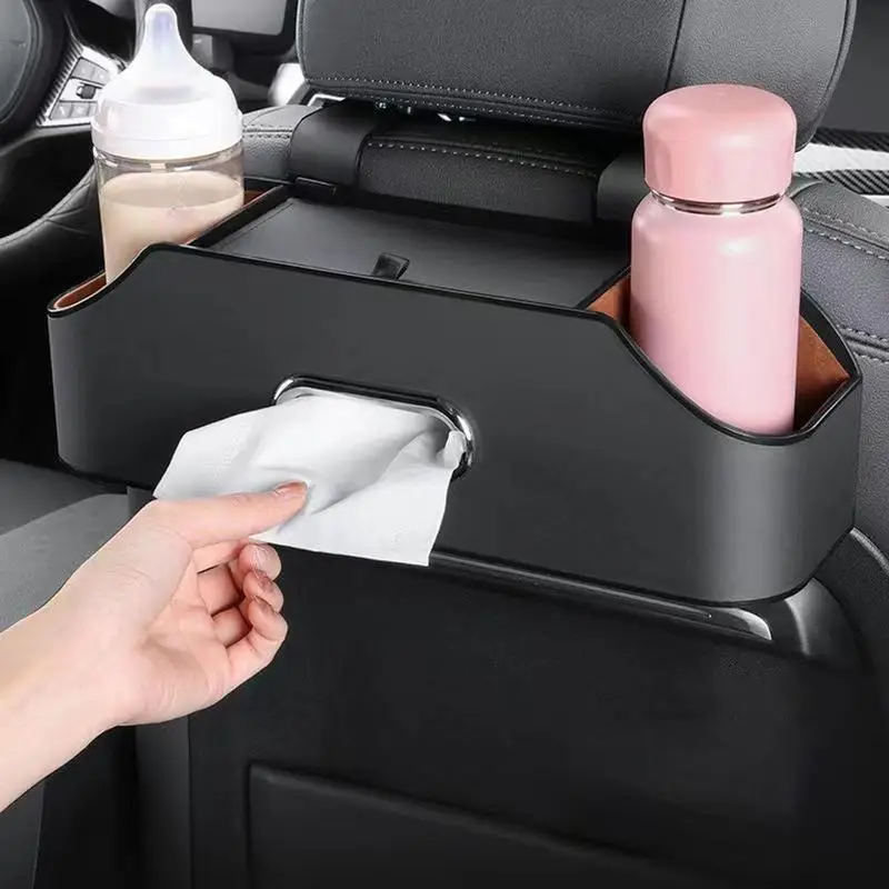 Multifunctional Car Headrest Cup Holder Auto Backseat Organizer Tissue Holder Storage Box Auto Phone Holder Interior Accessories AliExpress 34