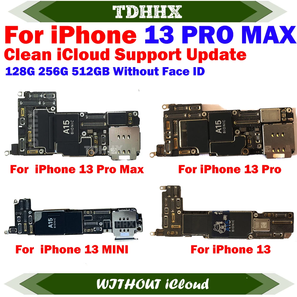 Placa-base-para-iPhone-13-Pro-Max-13Mini-13-P-iCloud-limpio-sin ...