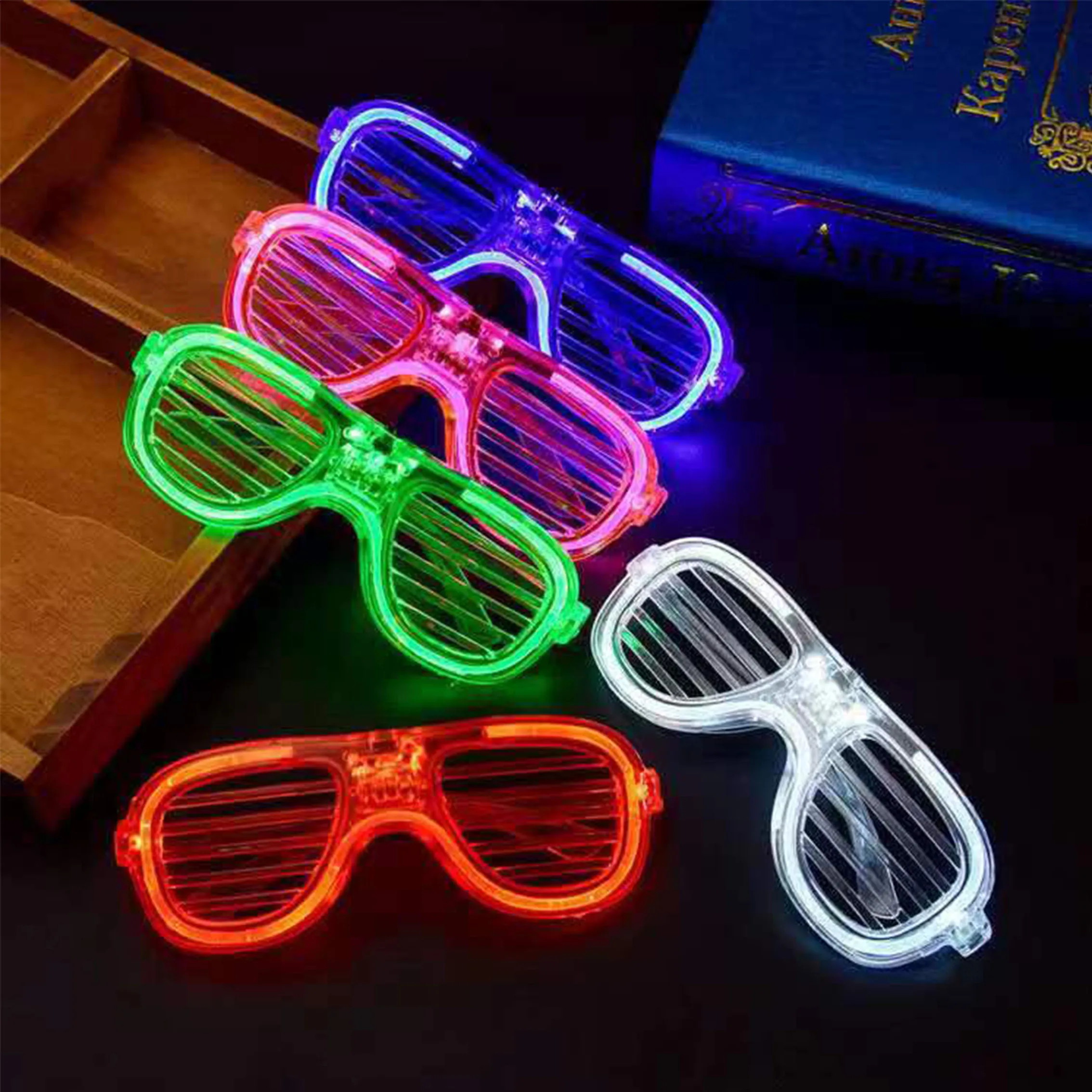 5pcs-Led-Glasses-Neon-Party-Flashing-Glasses-Luminous-Light-Glasses-Bar ...