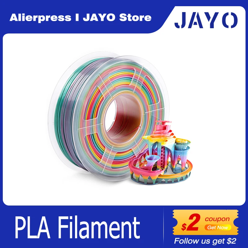 JAYO/SUNLU Neatly Wound PLA Filament 3D Printer Filament 1.75mm 1KG 3D Printing Materials Fit ...