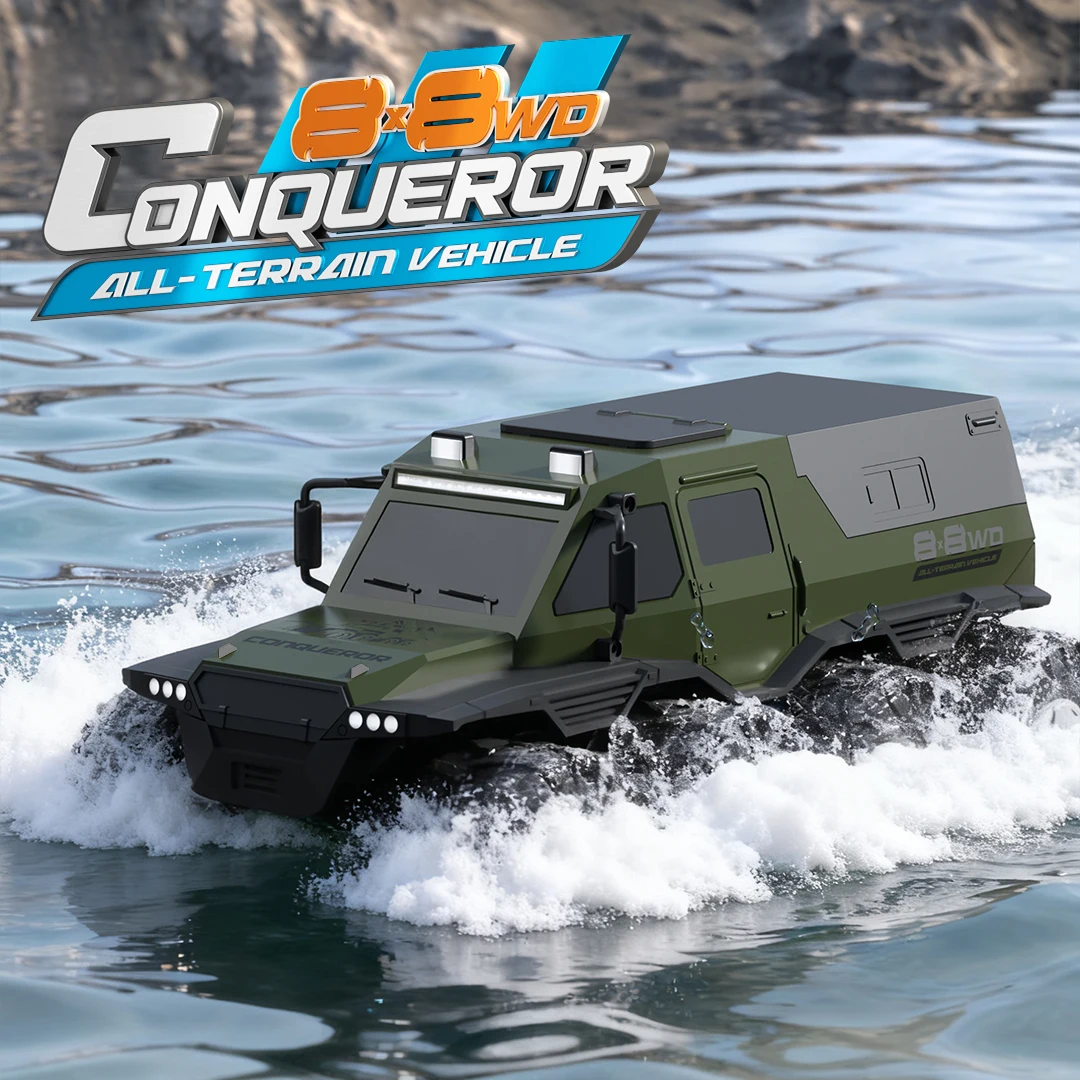 Y1804 RC Car 2.4G 4WD Amphibious Remote Control Off-Road All-Terrain ...