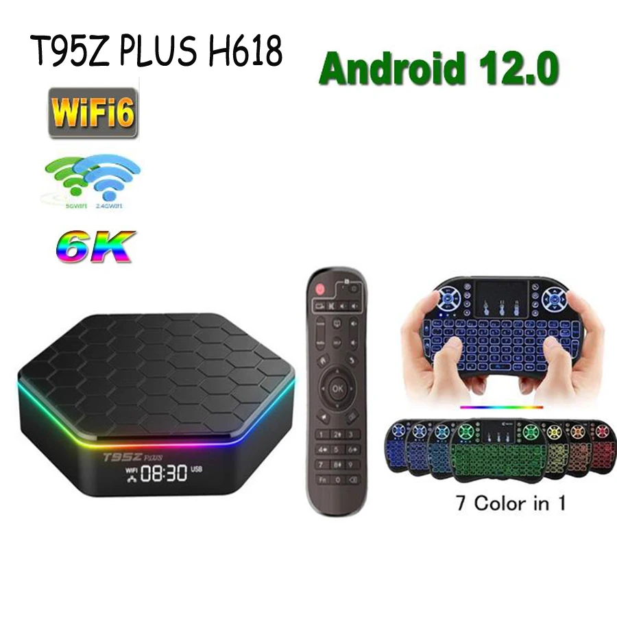 T95Z-PLUS-Android-12-TV-Box-Global-version-4G-128G-Allwinner-H618-6K ...