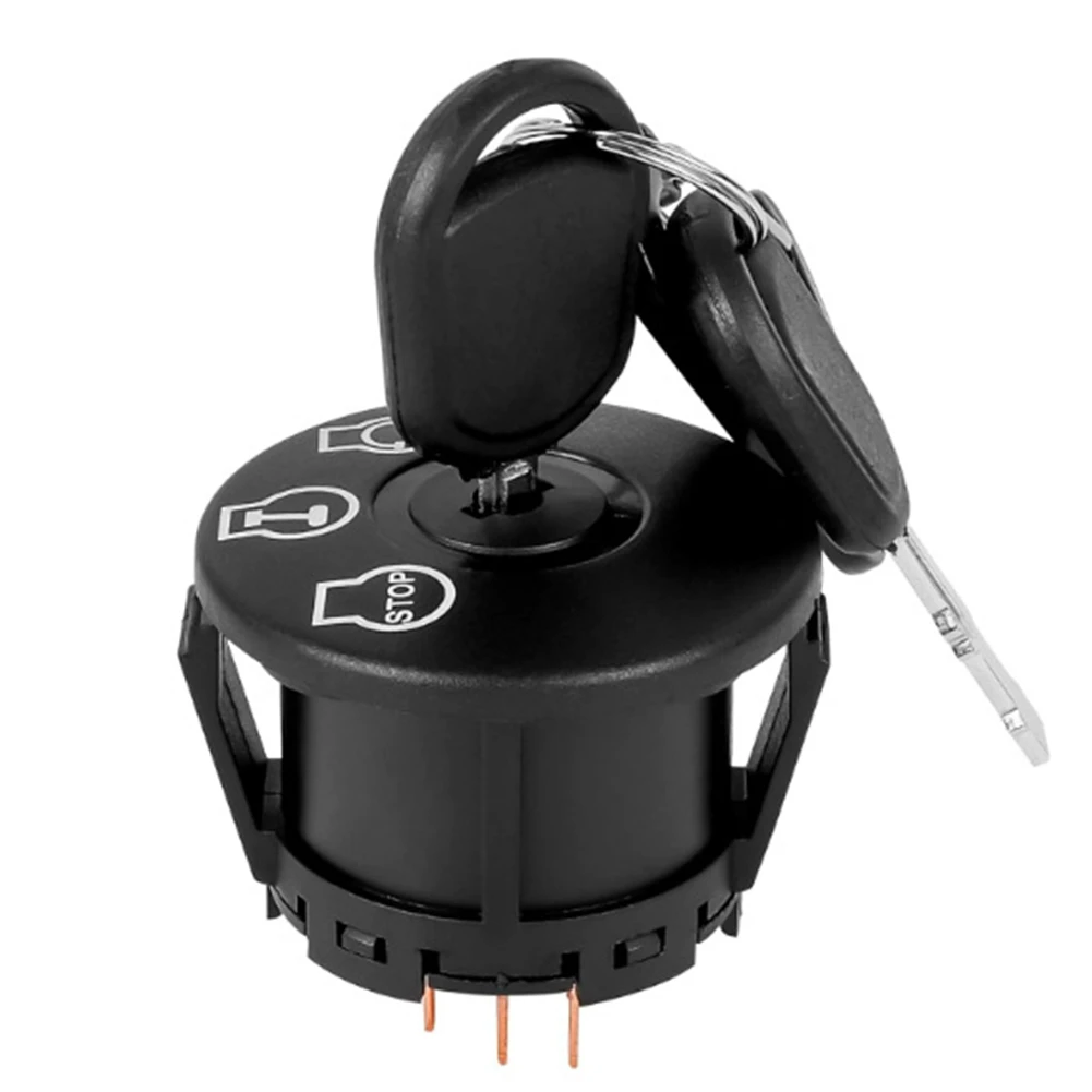 Ignition Switch with Key 725-12066 725P12066 925-12066 3 Position 6 Pin ...