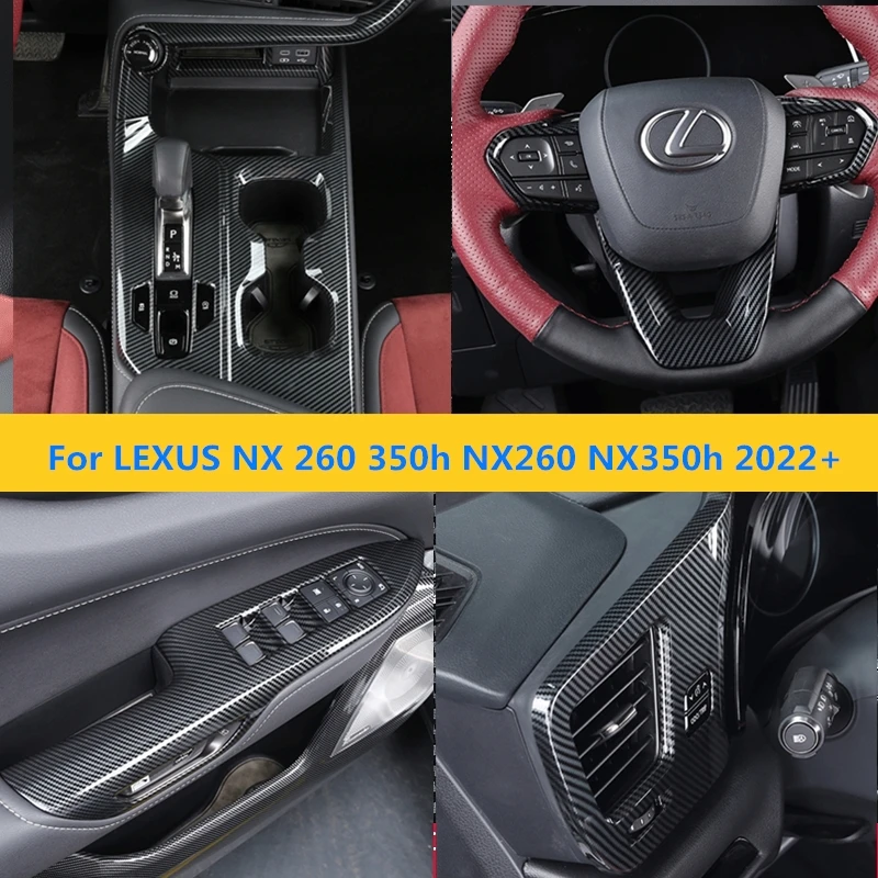 Accessories-for-Lexus-NX260-NX350h-2022-2023-Carbon-fiber-Whole-Interior-Accessoires-ABS ...