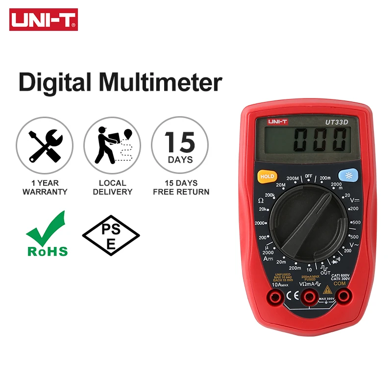 UNI-T UT33D Digital Multimeter: Real-World Performance, Accuracy, and ...