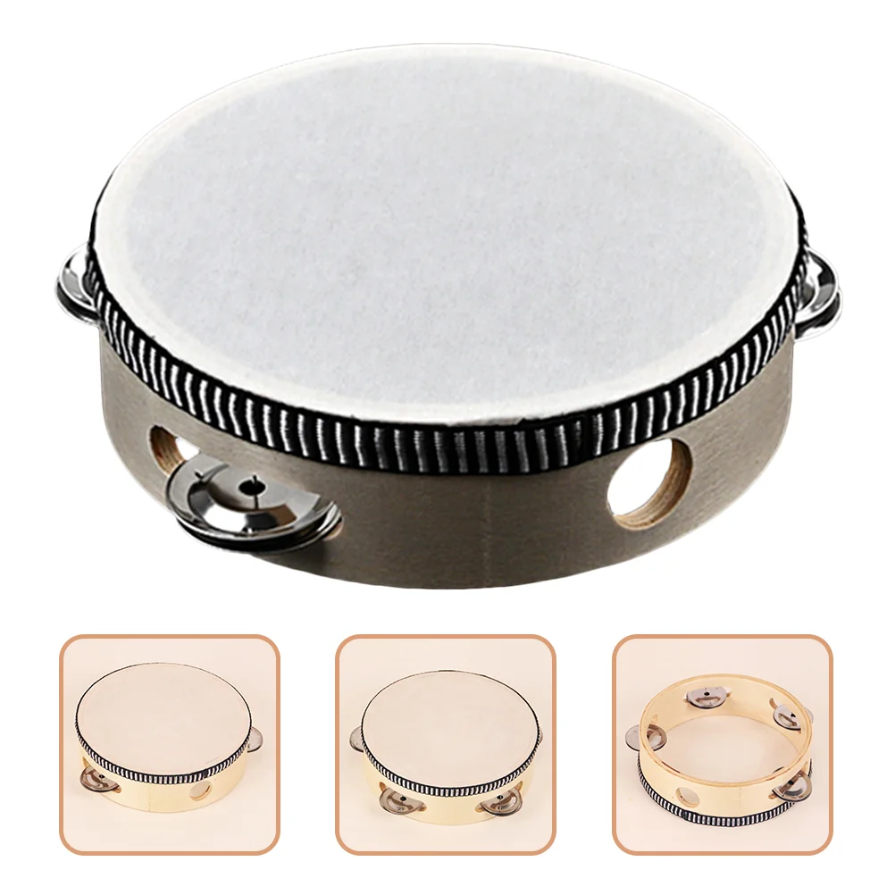 Tambourine-Drum-Hand-Kidsmusical-Adults-Instrumentsheld-Toddler-Metal ...
