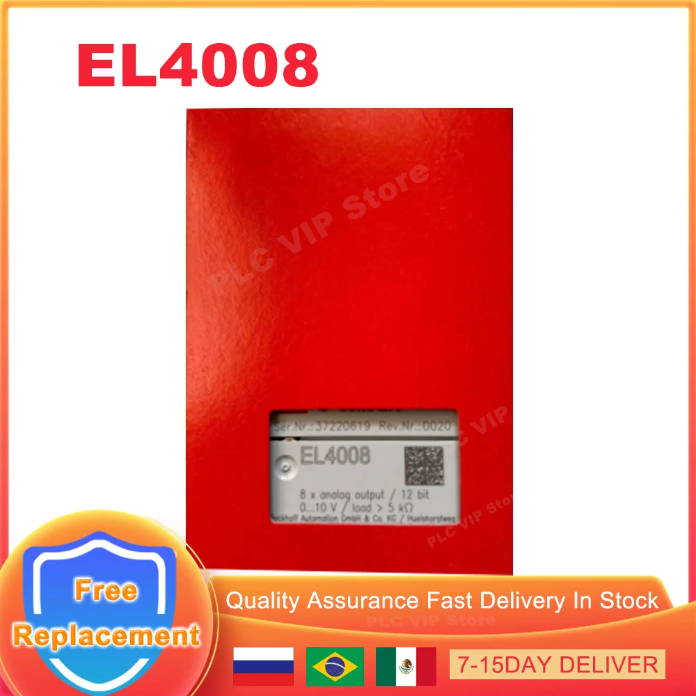 EL 4008 PLC 모듈, EtherCAT 터미널, 8 채널 아날로그 출력 모듈, EL4008, 정품, 신제품 ...
