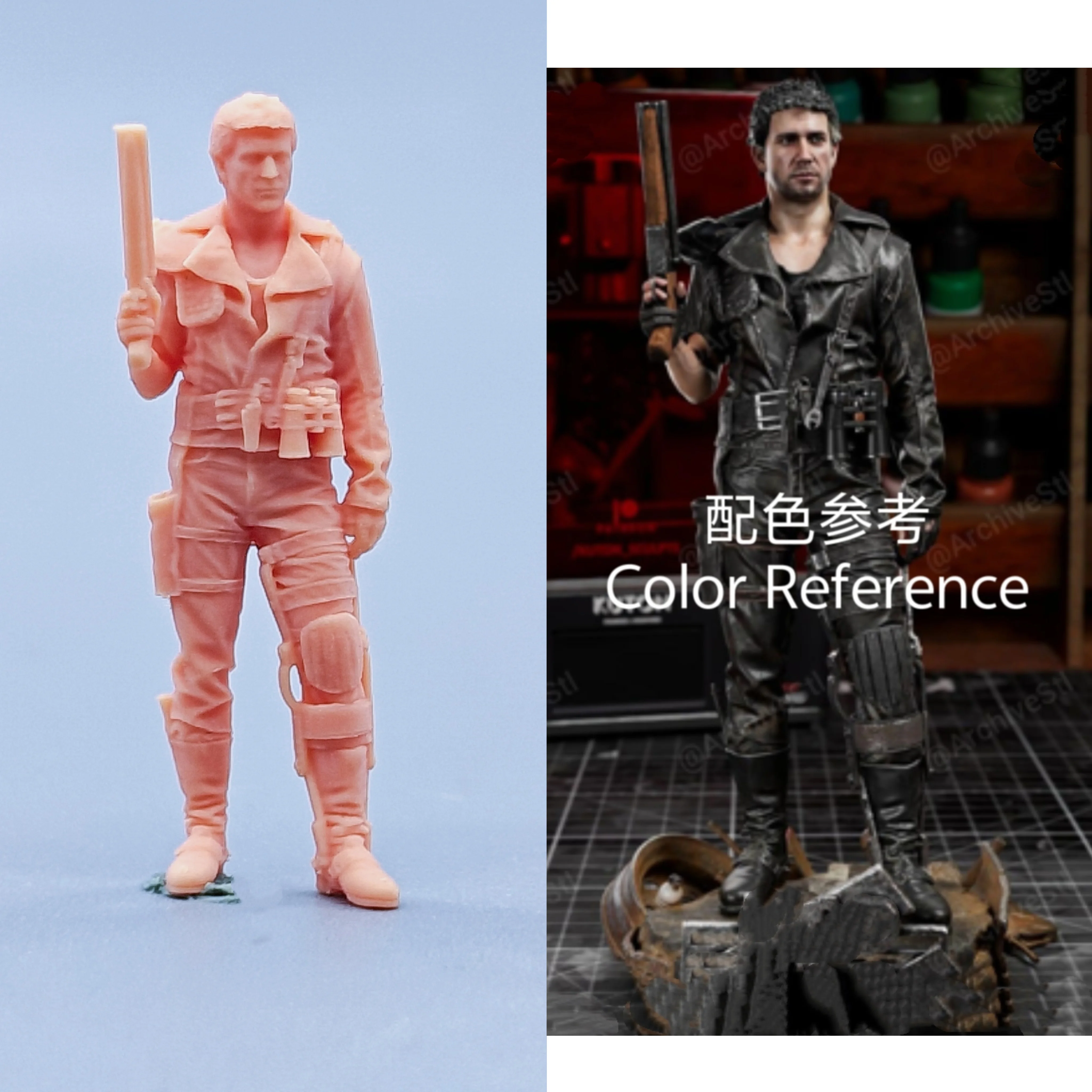 1/64 1/43 Figurines Scale Model Resin MAD MAX Uncolored Miniatures ...