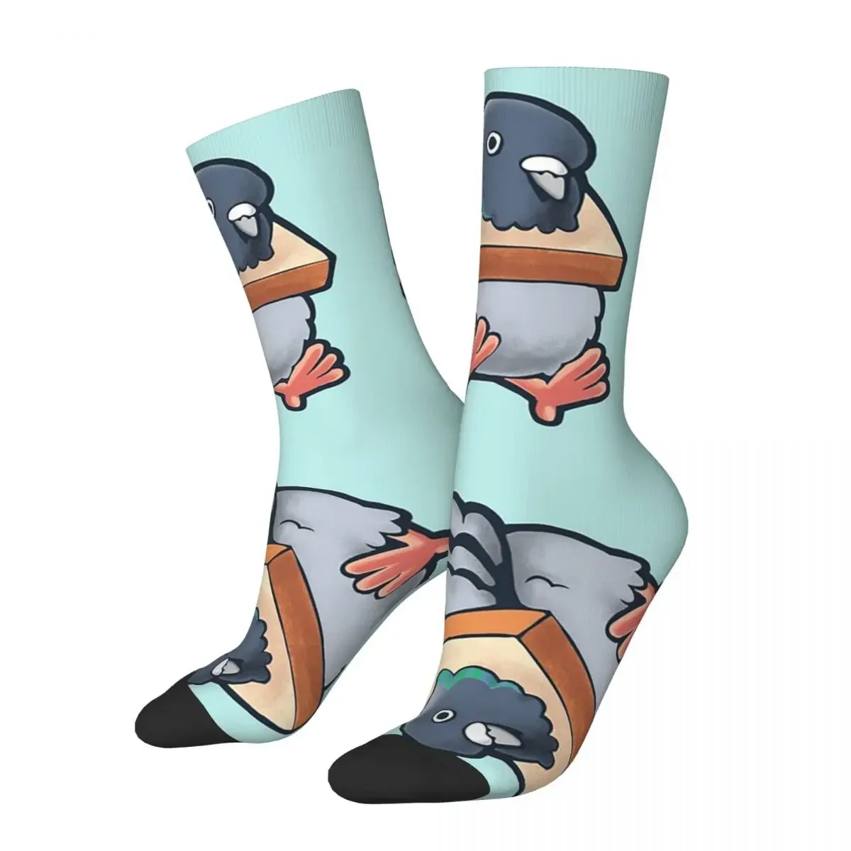 Hungry Pigeon Socks Harajuku High Quality Stockings All Season Long ...