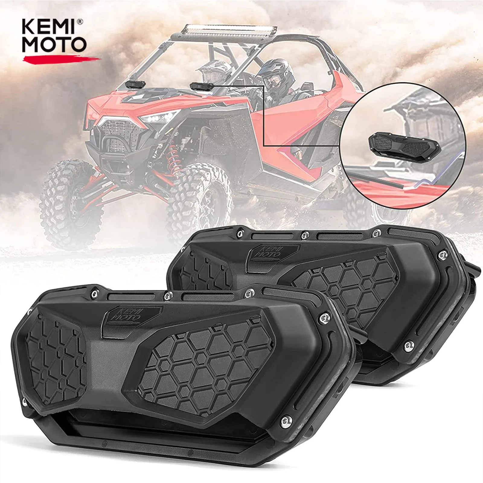 Utv Universal Windshield Roof Vent Install Kit Defrost Defog For Can-am ...