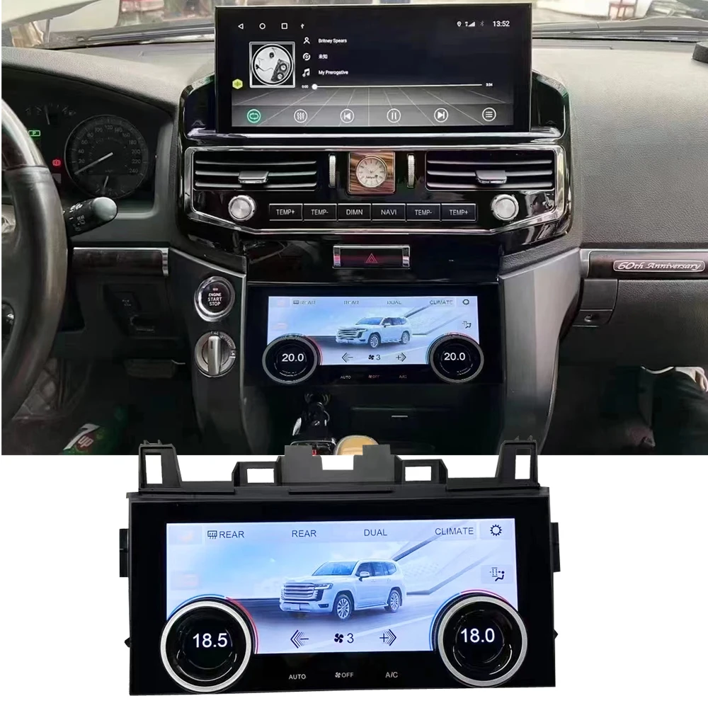 aircon-controls-Air-conditioner-monitor-For-Toyota-Land-Cruiser-200 ...