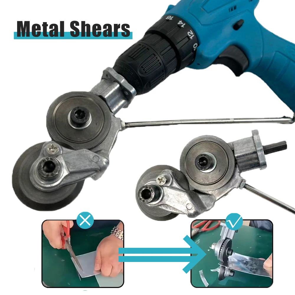 Electric-Drill-Plate-Cutter-Accessories-Sheet-Metal-Cutting-Machines ...
