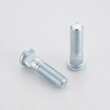 Car Wheel Bolts M12x1.5 49mm/43mm Length Wheel Studs M12 threads and a ...