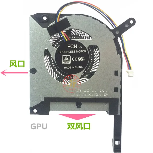 New CPU GPU Cooler Fan/Heatsink For ASUS ROG TUF F15 FA506 FA506IU ...