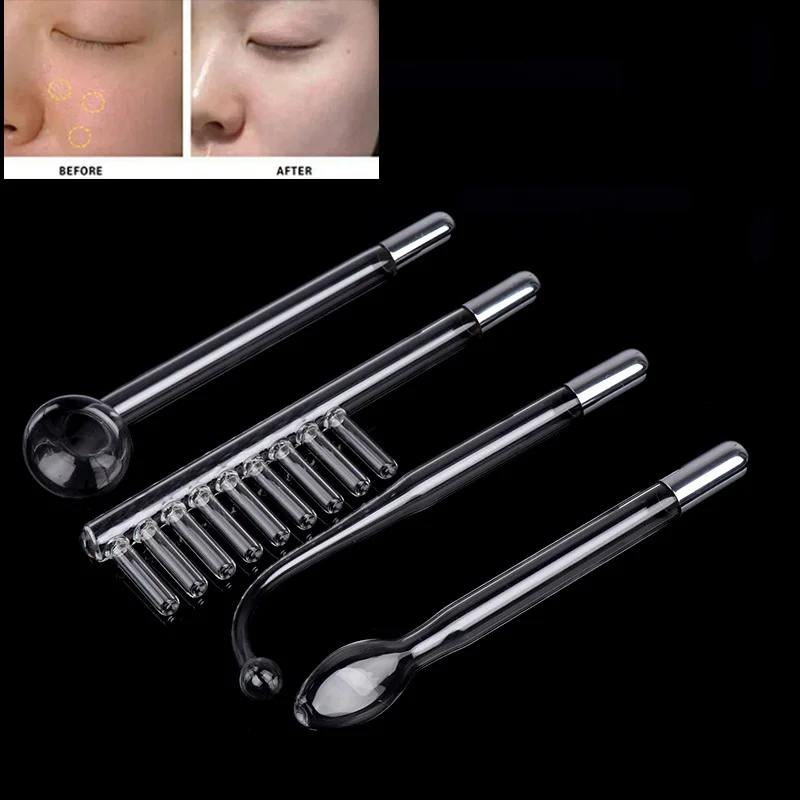 4-Styles-High-Frequency-Facial-Machine-Electrode-Wand-Electrotherapy ...