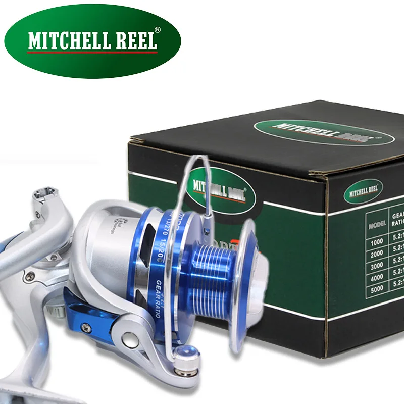 MITCHELL-REEL-Fishing-Reels-Spinning-Metal-Spool-8-12kg-Max-Drag-5-2-1 ...