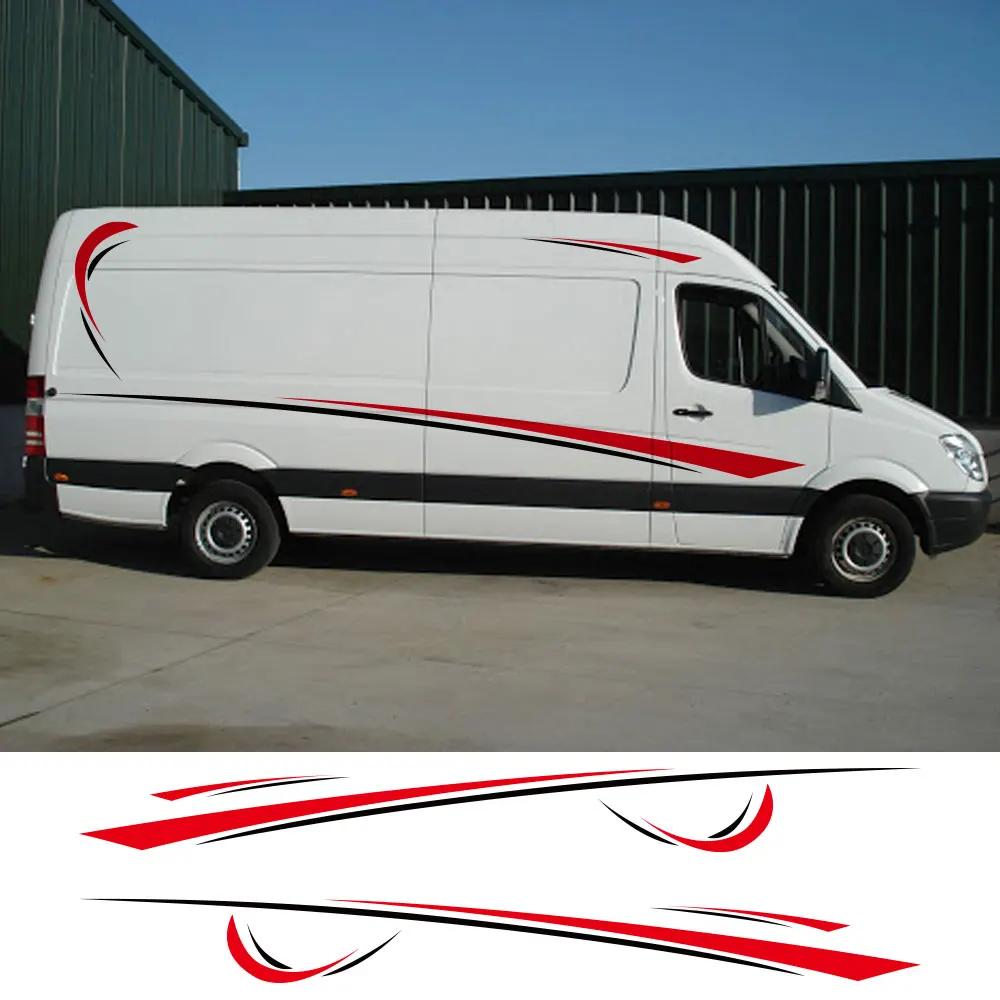 6Pcs/Lot Car Stickers For Mercedes Benz Sprinter W906 515 Motorhome ...