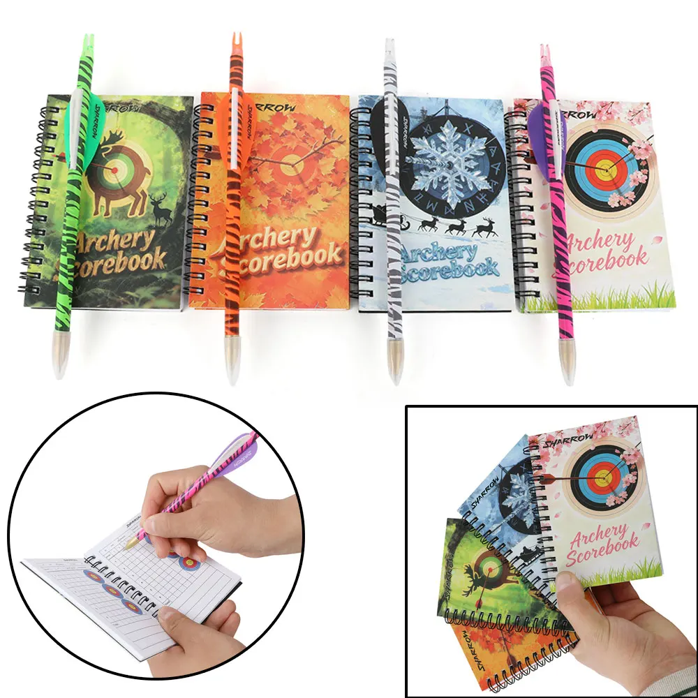 Archery Scorebook 50 Paper Mark Notebook Target Competition Score Book ...