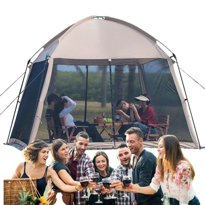 Accommodates-6-8-People-For-Sunscreen-Mesh-Tent-For-Outdoor-Instant ...