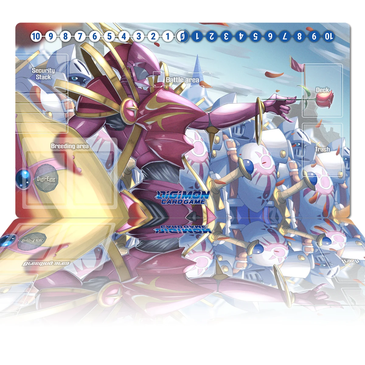 Digimon Playmat Lord Knightmon Dtcg Ccg Board Game Trading Card Game ...