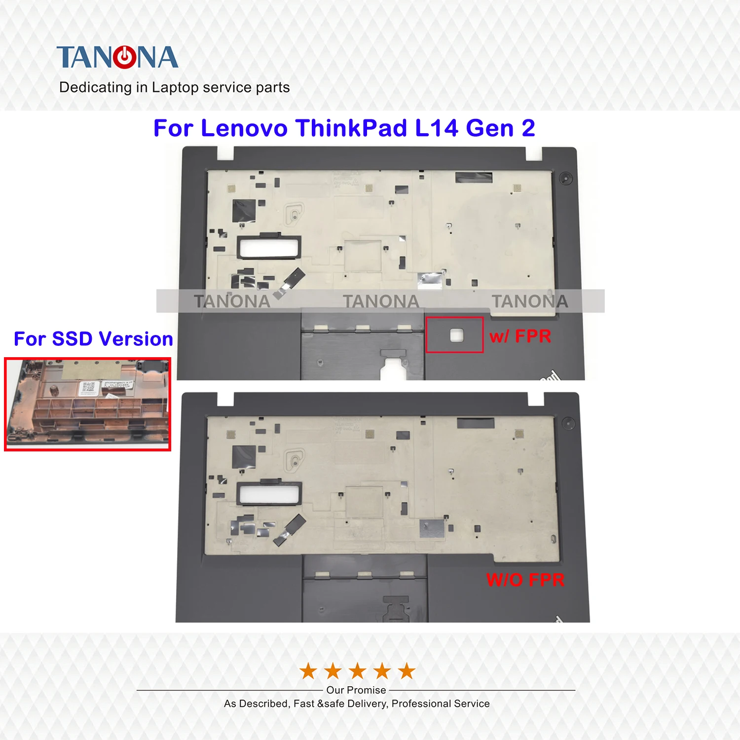 Orig-New-5CB0Z69233-5CB0Z69234-Black-For-Lenovo-ThinkPad-L14-Gen-2 ...