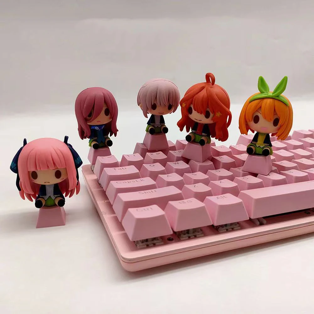 Personalized-Anime-Cartoon-Keycaps-Girl-Cute-Gift-Mechanical-Keyboard ...