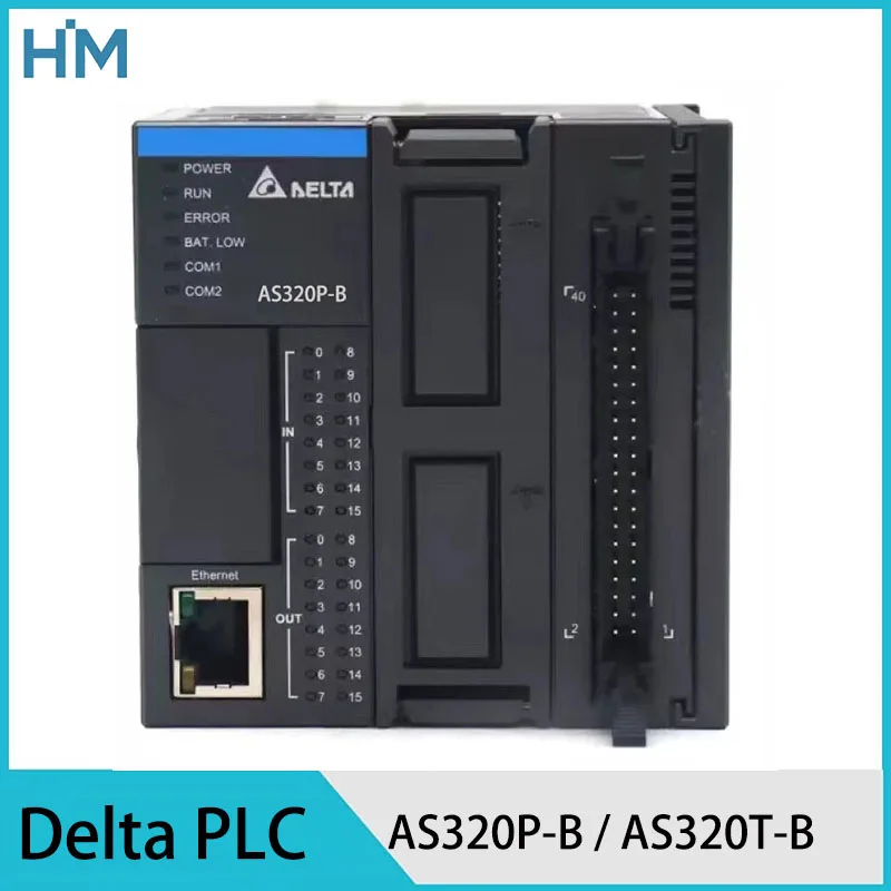 Controlador programable Delta PLC, 8DI, 12DO, AS320T-B, AS320P-B, 4 ...