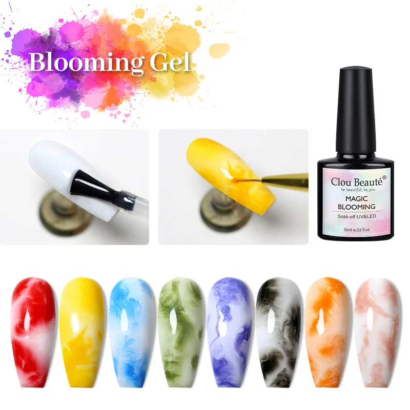 Clou-Beaute-Color-Blooming-Gel-Watercolor-Transparent-Nail-Art-Rubber ...