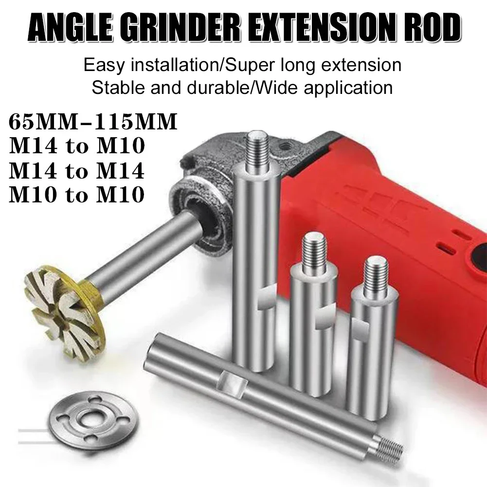 M10-M14-Angle-Grinder-Extension-Connecting-Rod-Stainless-Steel-Extender ...