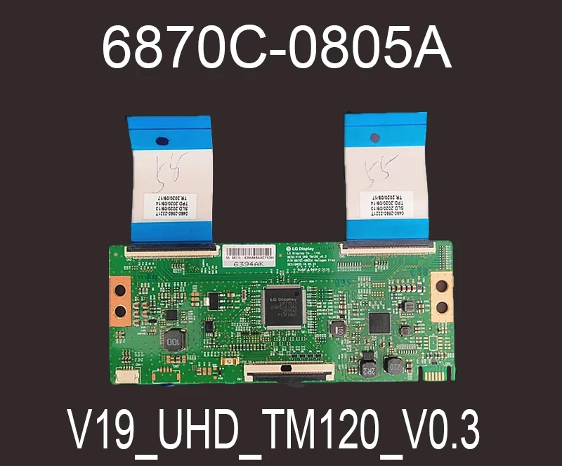 T-CON-6870C-0805A-V19-UHD-TM120-V0-3-6871L-6394A-6871L-5898A-6871L ...