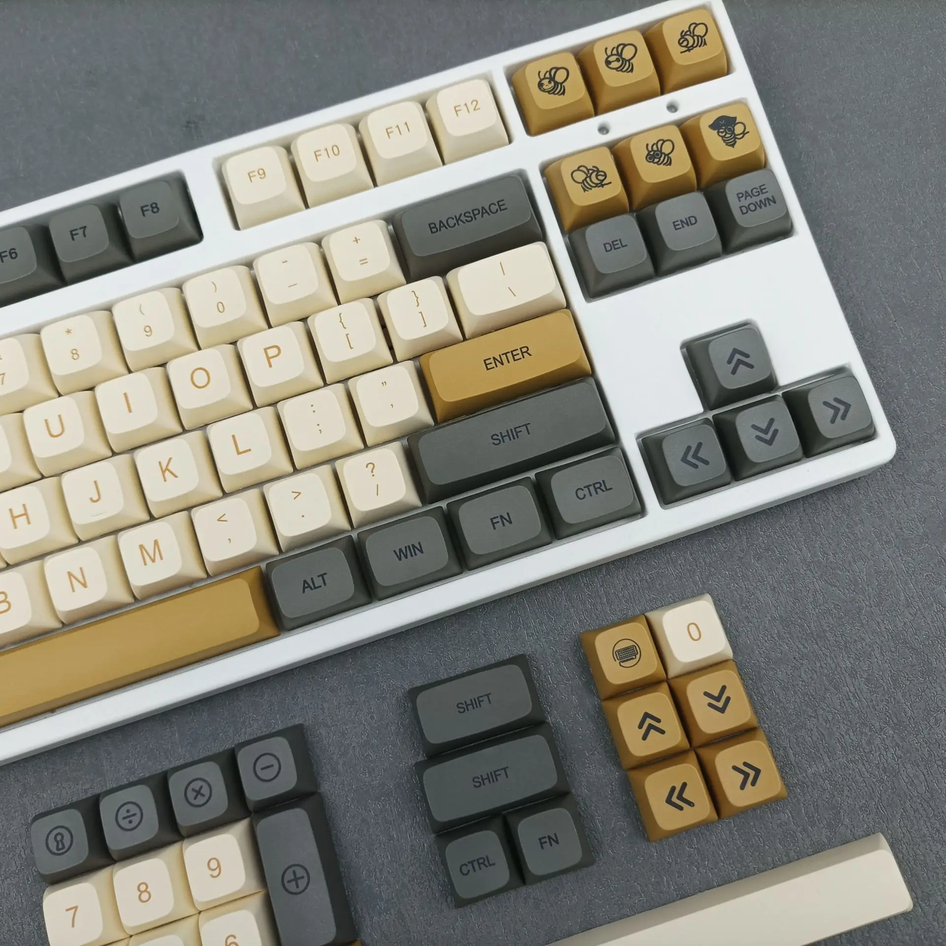 Hot-Sale-124-Keys-PBT-Keycap-XDA-Profile-DYE-Sub-English-Personalized ...