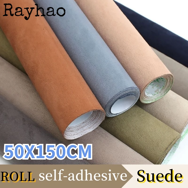 Suede-Self-adhesive-Vinyl-Packaging-Film-Car-Suede-Sticker-Leather-Four ...