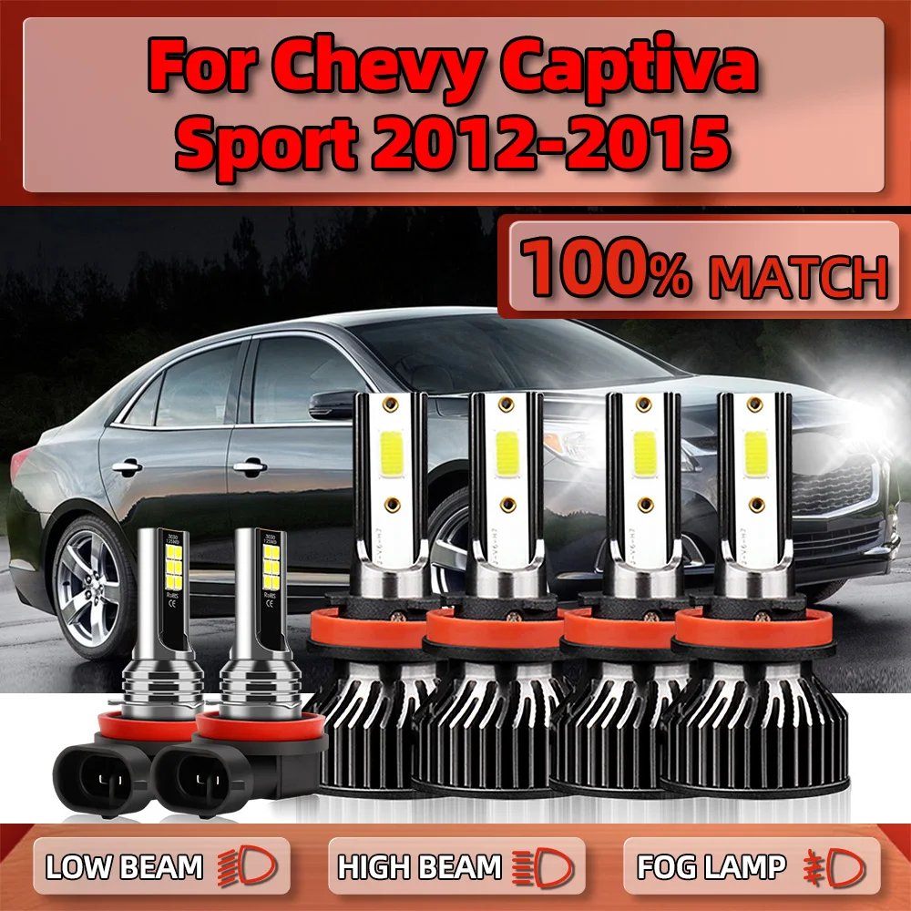 60000LM-LED-Headlight-Bulbs-12V-6000K-Car-Fog-Light-360W-High-Low-Beam ...