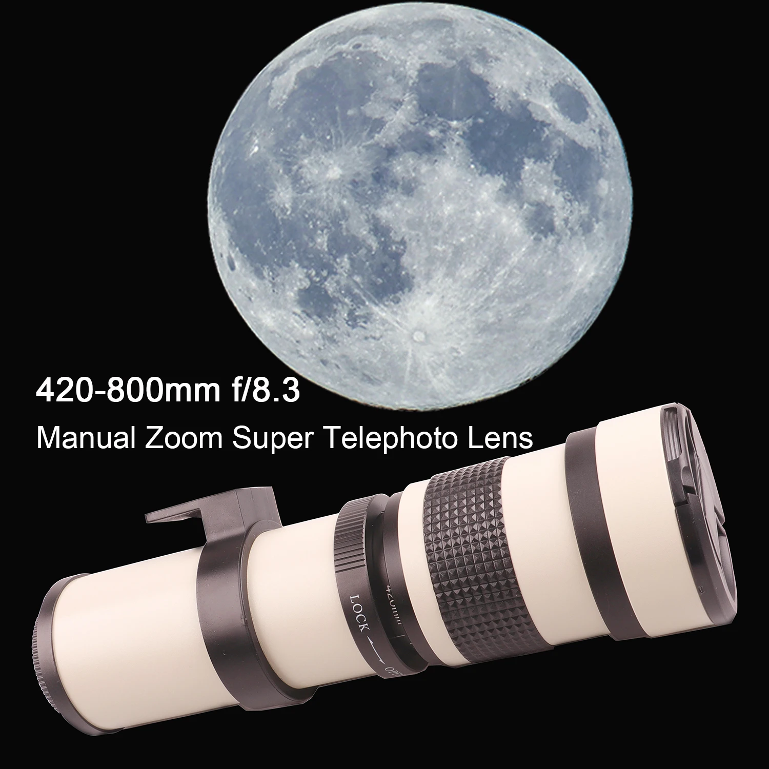 Lightdow-420-800mm-f-8-3-Manual-Zoom-Super-Telephoto-Lens-T-adapter ...