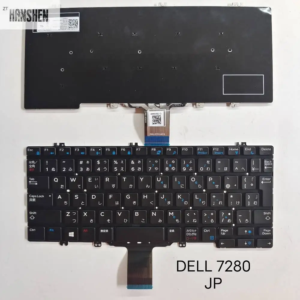 HANSHEN-JP-keyboard-for-Dell-Latitude-13-7380-e7380-e5280-5280-5288 ...