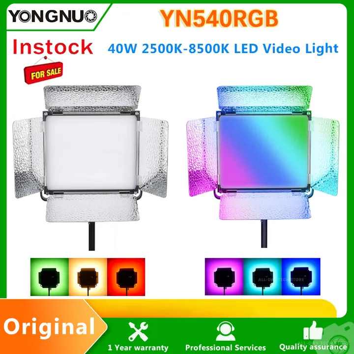 YONGNUO-YN540RGB-40W-LED-Video-Fill-Light-RGB-Version-2500K-8500K ...