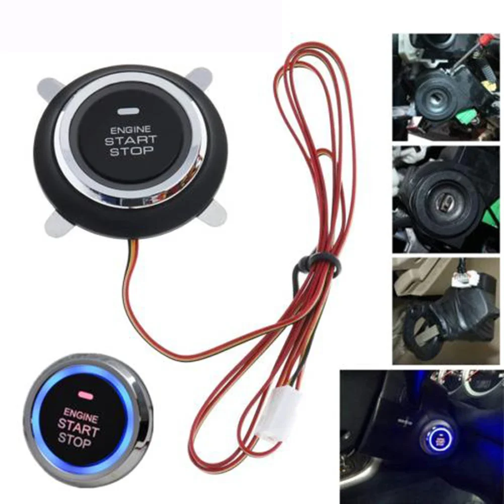 Car-Switch-Engine-Start-Button-Kit-Ignition-Switch-Engine-Start-Push ...
