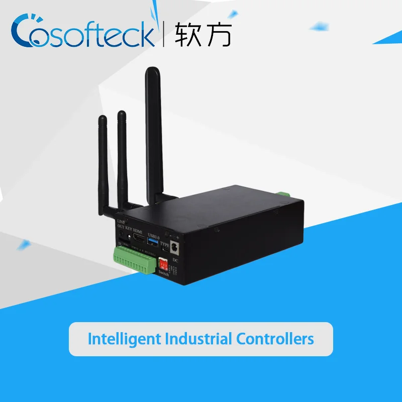 Cosofteck- RK2668C Dual LAN IPC Linux Android Industrial box IOT ...