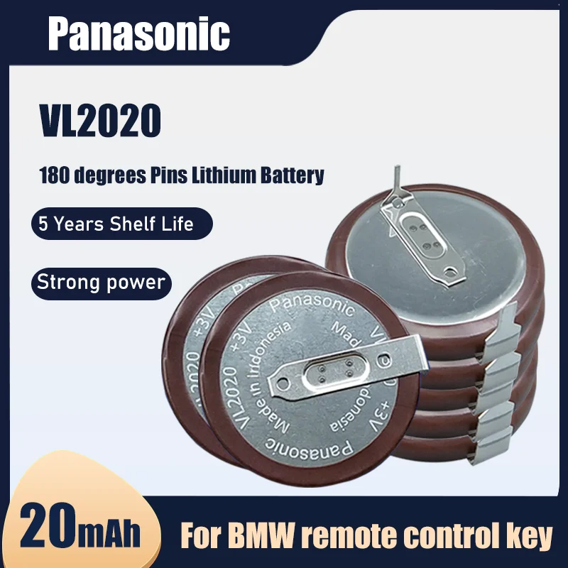 Original-Panasonic-VL2020-2020-3V-20mAh-Rechargeable-Lithium-Batteries ...