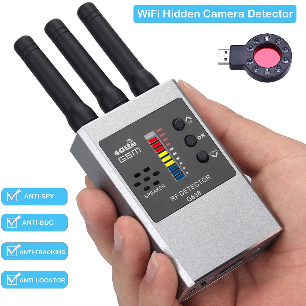 EOQO-Anti-Spy-Wireless-RF-Signal-Detector-Bug-GSM-GPS-Tracker-Hidden ...